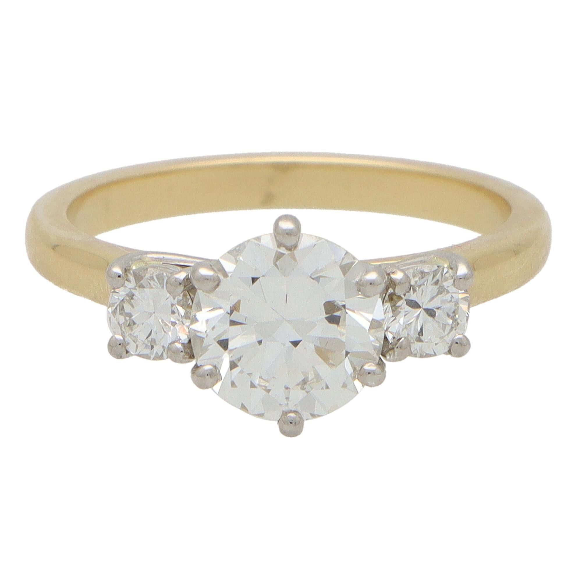 BETTERIDGE 10.18 Carat Round Brilliant Diamond Engagement Ring at 1stDibs