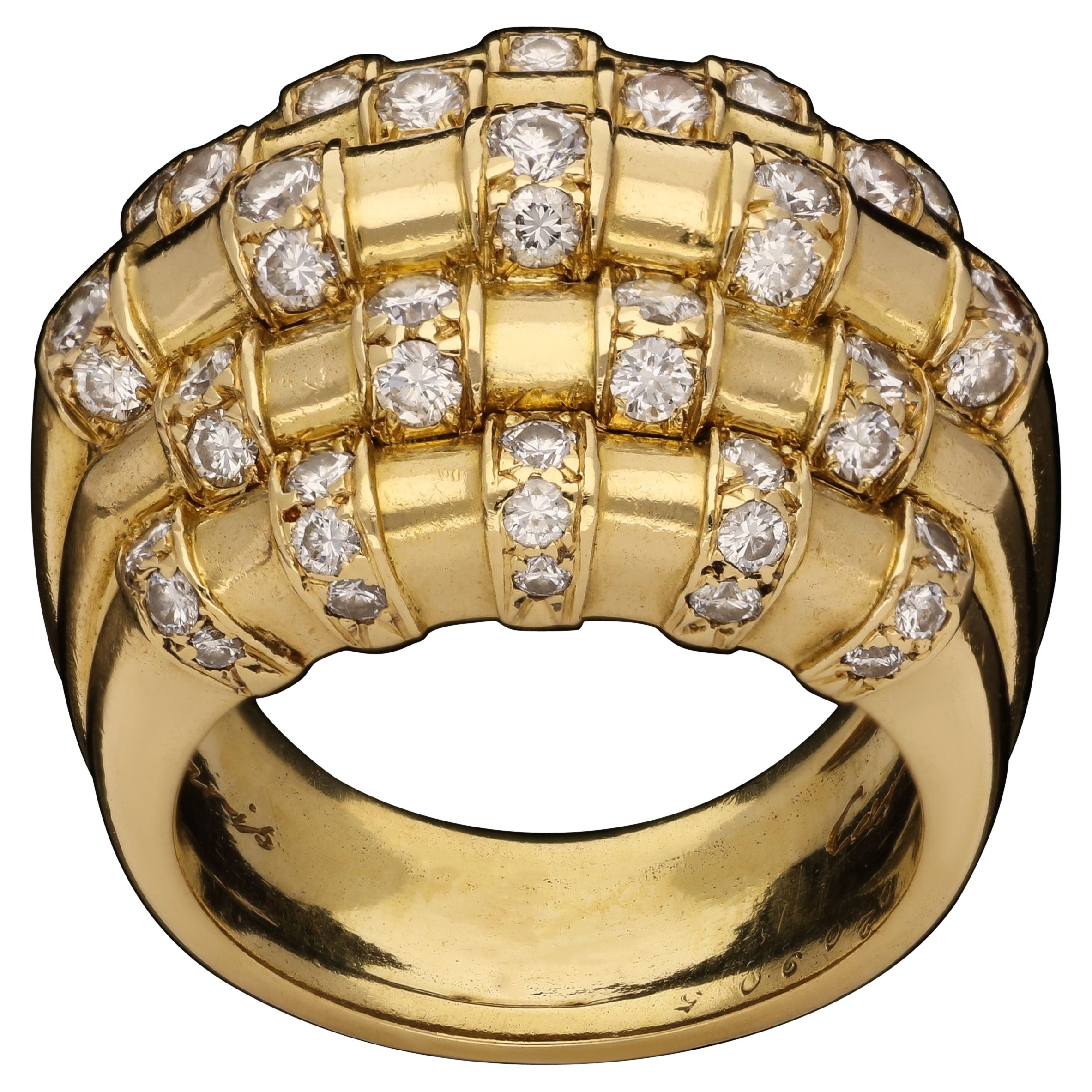 Cartier Large Bombé Ring For Sale at 1stDibs