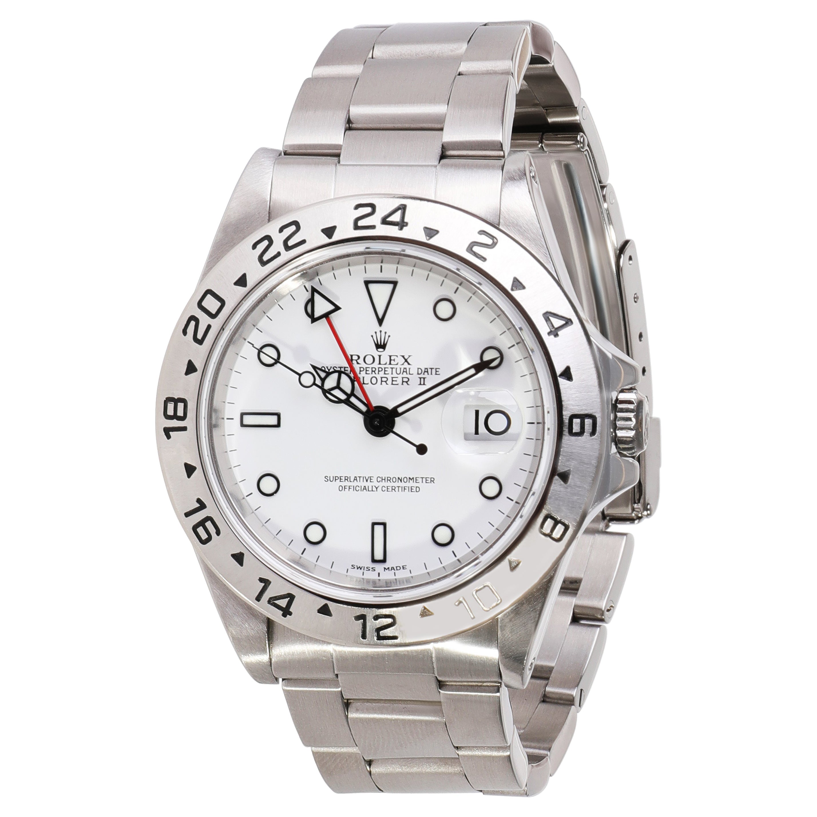 Rolex Explorer II Cream Dial Stainless Steel 16550 at 1stDibs | rolex ...
