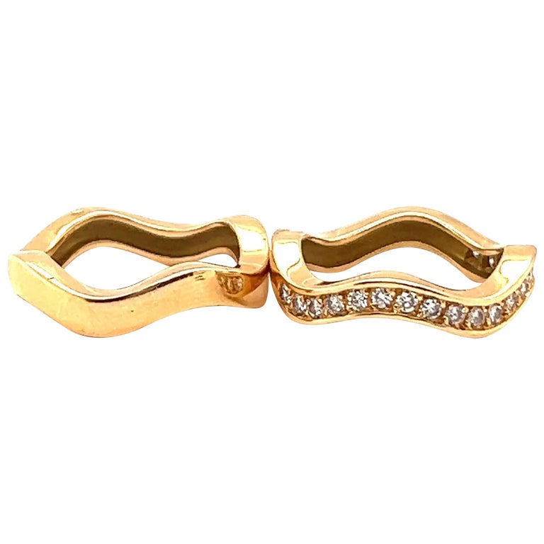 Cartier Diamond 18 Karat Gold Ring Set at 1stDibs