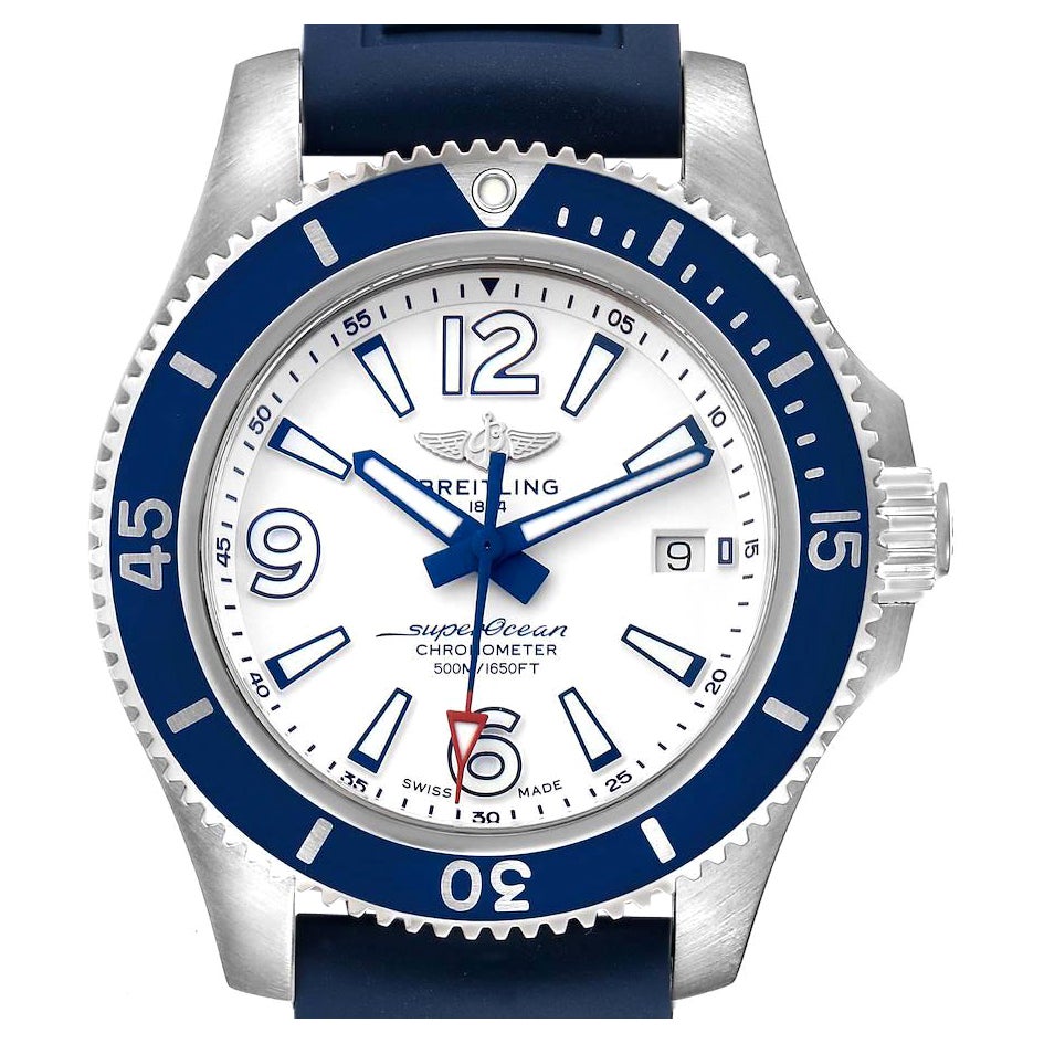 Certified Breitling Superocean A13340 with Band and White Dial at ...
