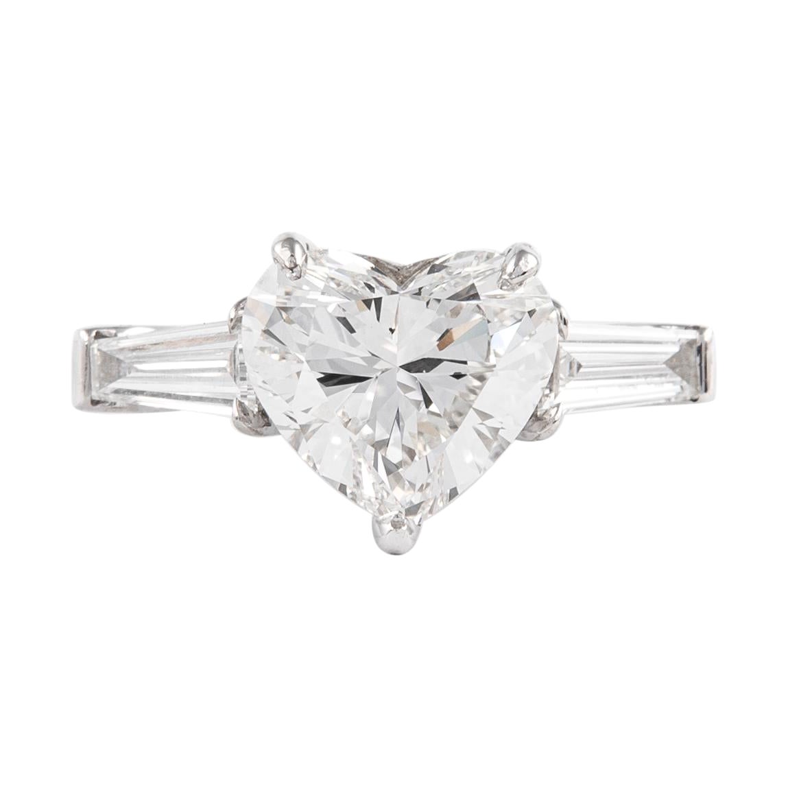 Alexander 10.75 Carat Emerald and Diamonds Three-Stone Ring 18 Karat ...