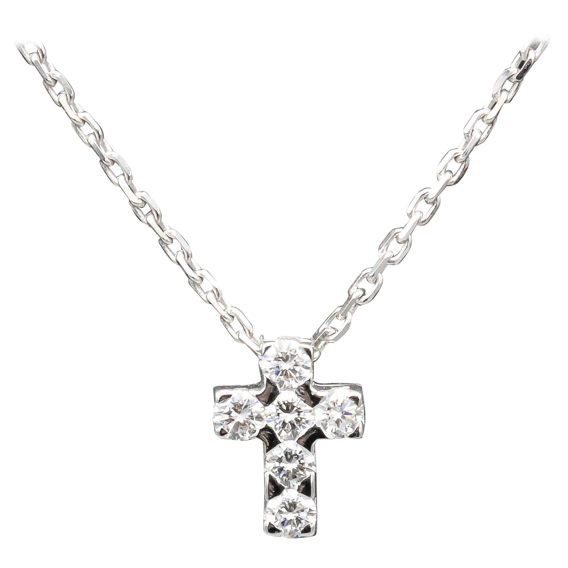 Van Cleef Diamond Cross - 3 For Sale on 1stDibs | van cleef cross ...