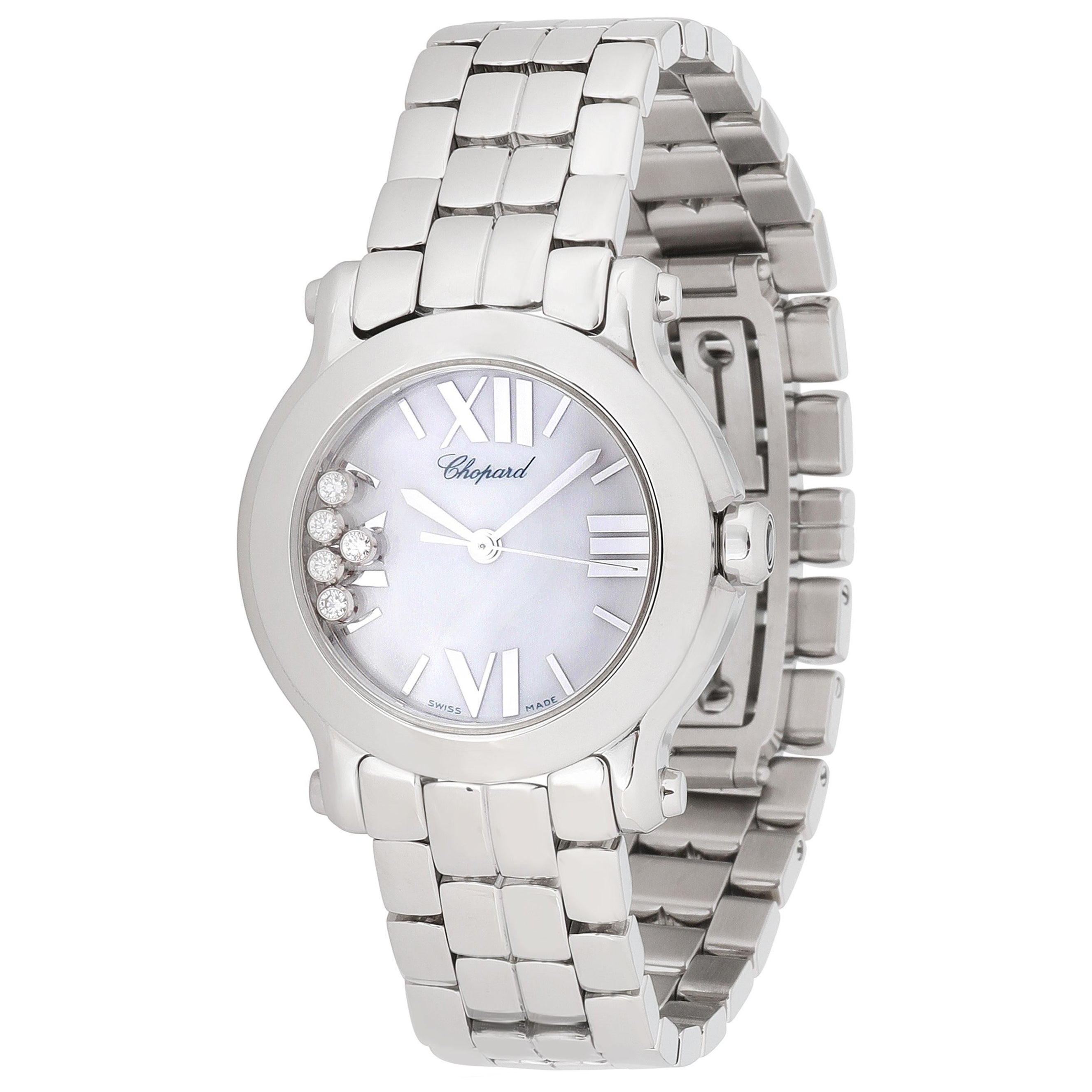 Chopard Happy Sport Stainless Steel Ladies Watch at 1stDibs