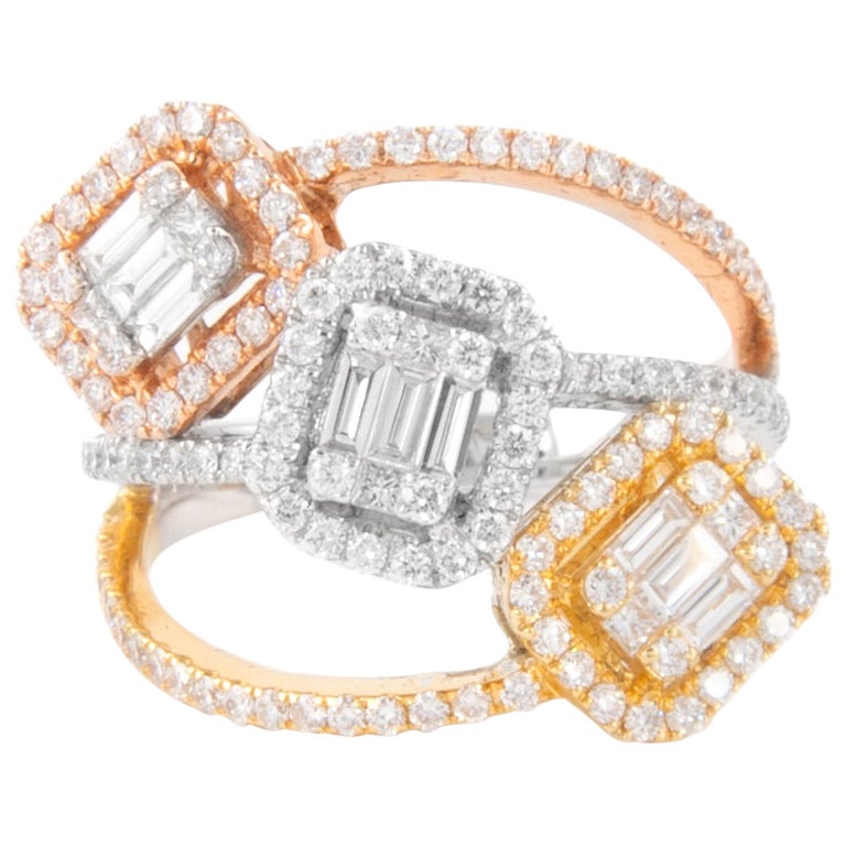 Tri Gold Ring - 124 For Sale on 1stDibs | trigold ring, tri gold rings ...