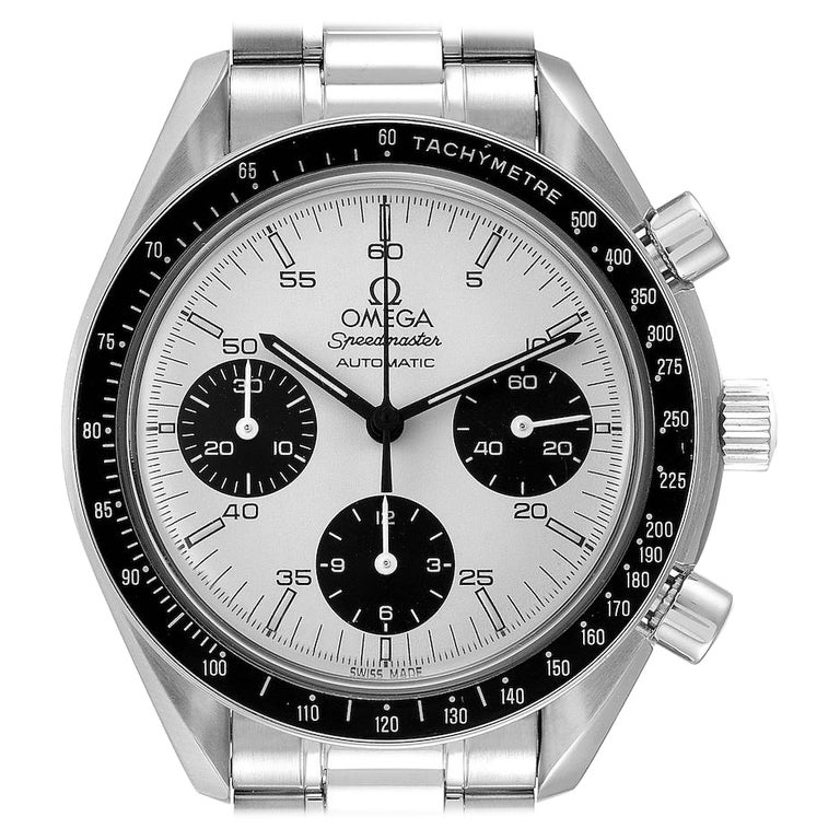 Omega Speedmaster Reduced Marui LE Silver Dial Mens Watch 3510.21.00 ...