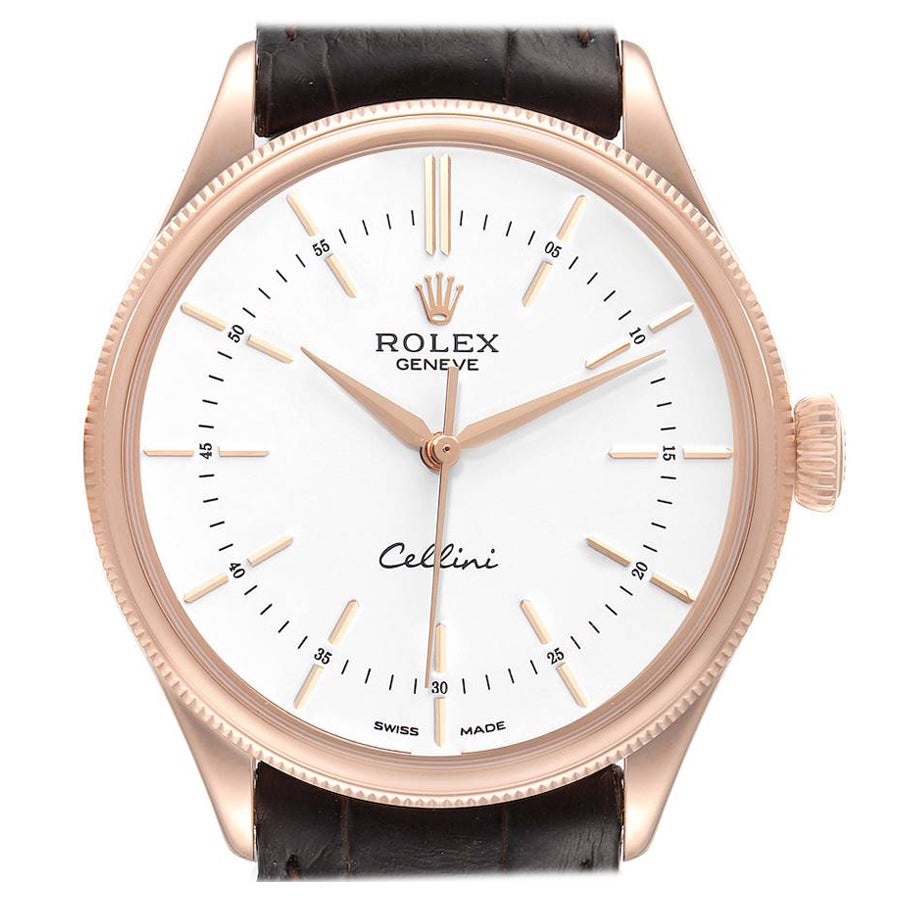 Rolex Cellini 6223, White Dial, Certified and Warranty For Sale at 1stDibs