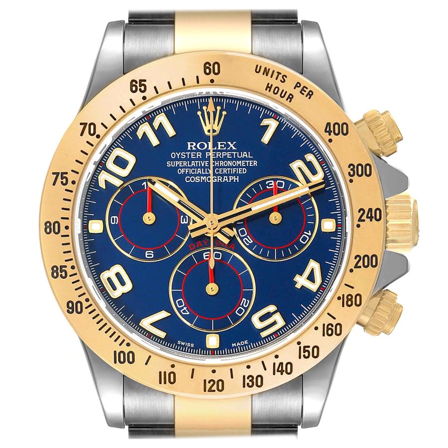 Rolex Blue 116599 Daytona 18 Karat White Gold Diamonds and Sapphires ...