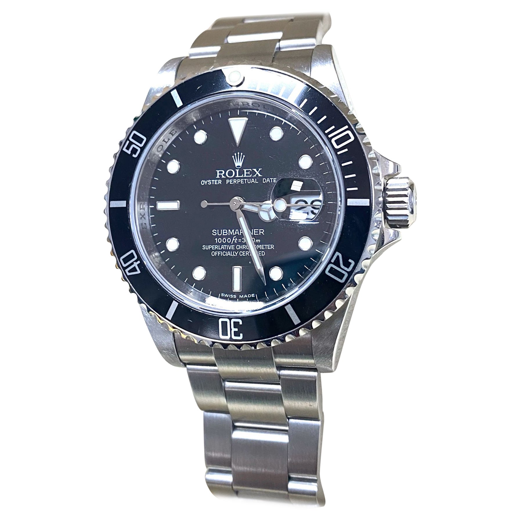 Vintage Rolex Submariner 5513 Black Matte Dial Stainless Steel, 1969 ...