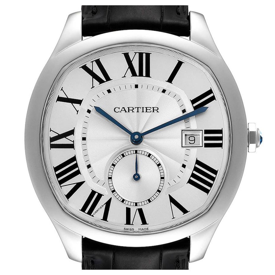 Cartier Roadster Blue Dial Steel Men’s Watch W62048V3 Box Papers For ...