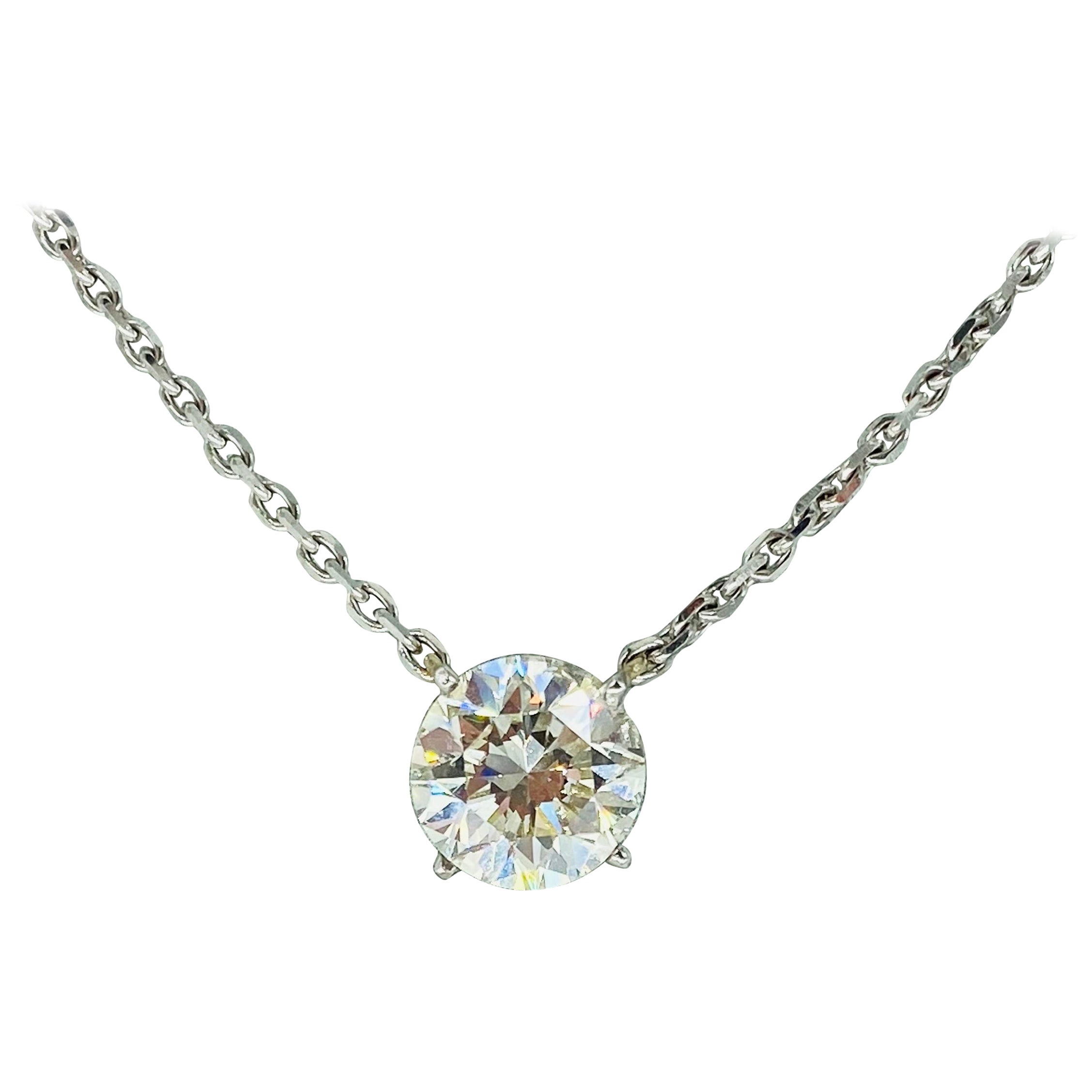 30 Carat Diamond Cluster Necklace, 18K White Gold For Sale at 1stDibs