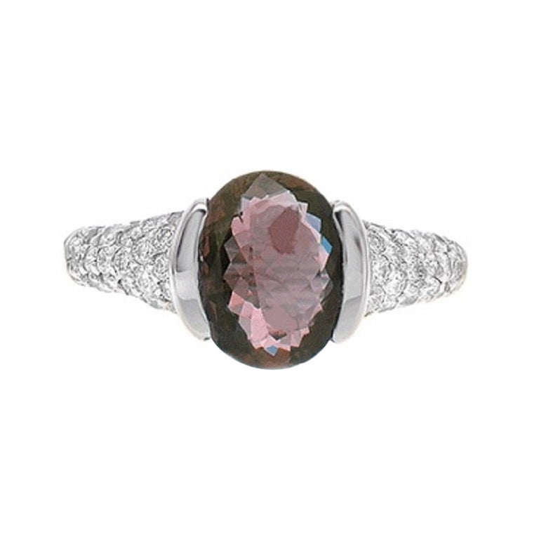 Alexandrite Ring with Citrine and Diamonds, Signed Garrard at 1stDibs ...
