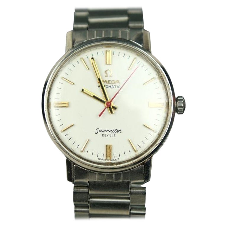 Omega Seamaster De Ville Silver For Sale at 1stDibs