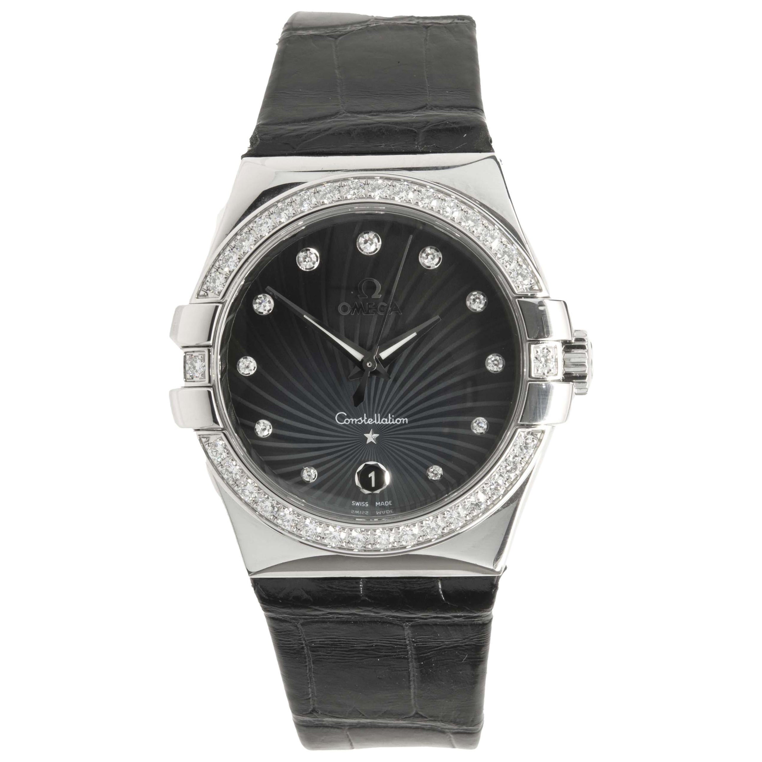 Rolex Datejust Midsize Fluted Bezel Silver Floral Dial Stainless Steel ...