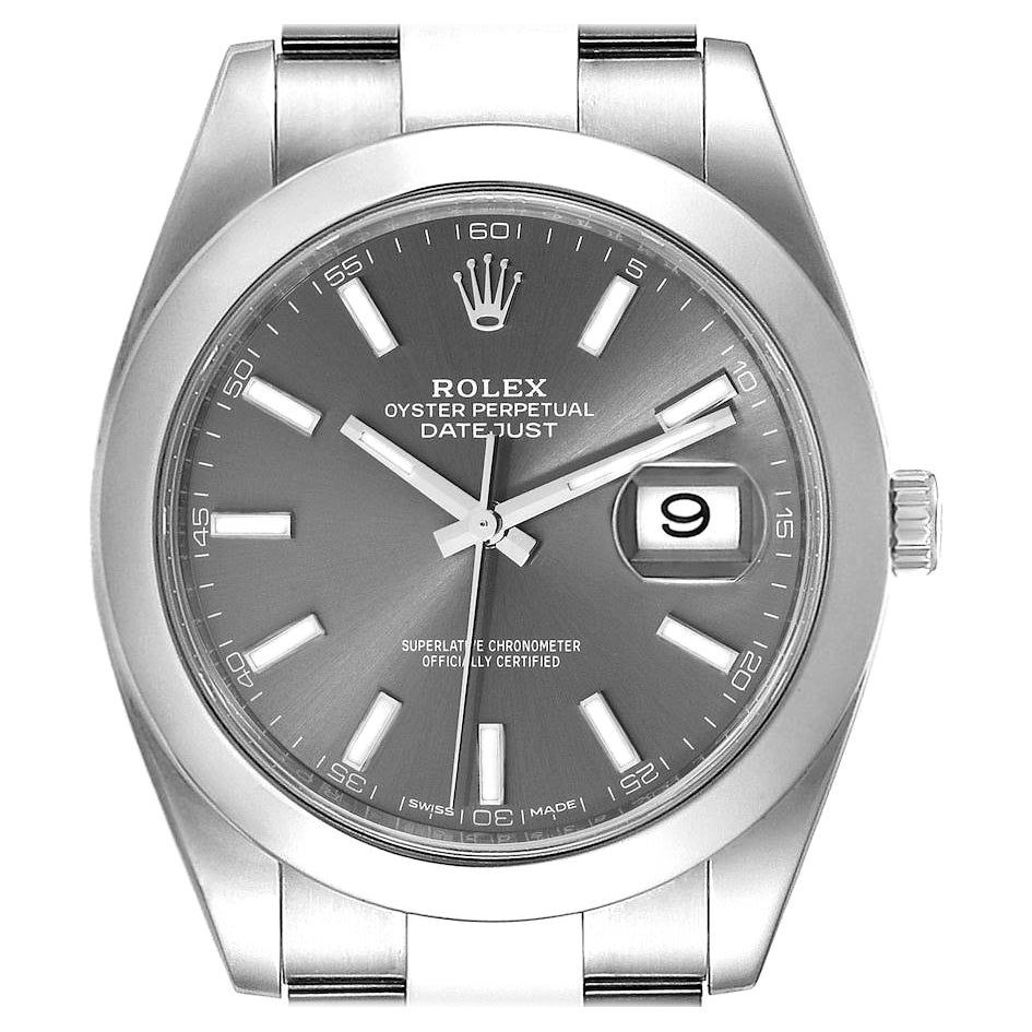 Rolex Datejust 41 126300 Custom Diamonds 20 Carat Steel Automatic Men ...