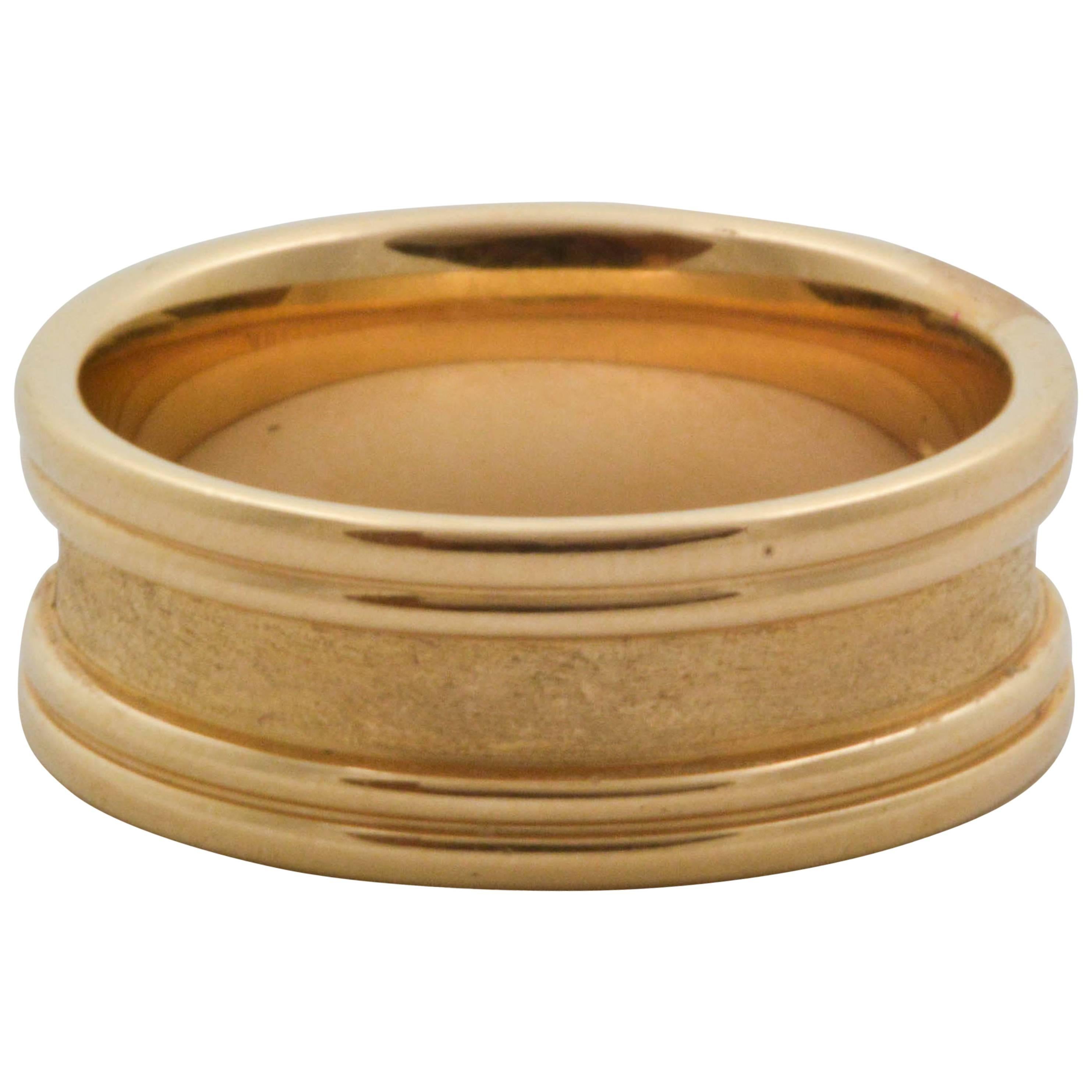 Gold Custom Band Ring at 1stDibs