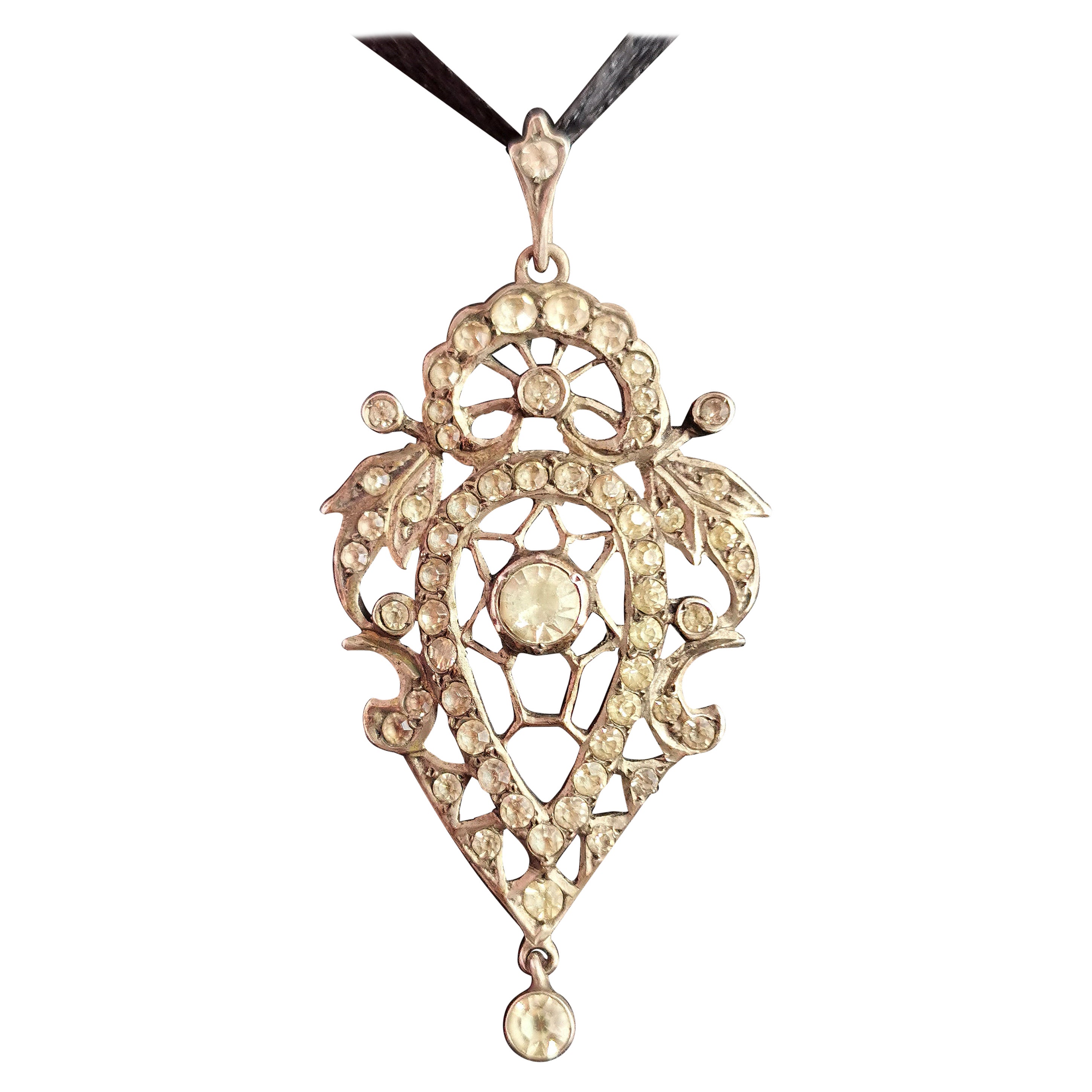 Perfection in a Georgian French Paste Pendant at 1stDibs