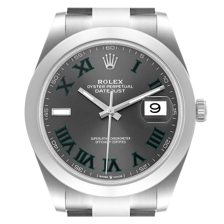 Rolex Datejust 41 126300 Custom Diamonds 20 Carat Steel Automatic Men ...