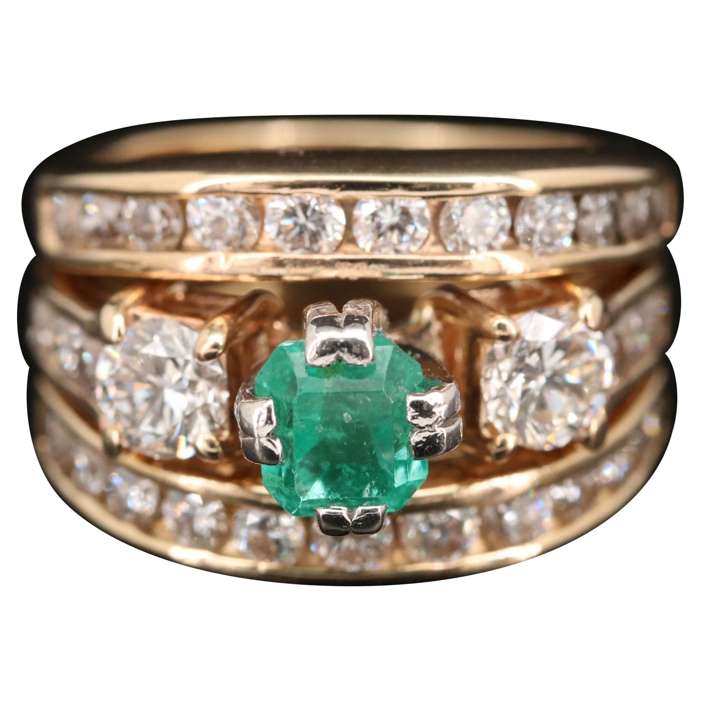 Cartier Solitaire Diamond Gold Band Ring at 1stDibs