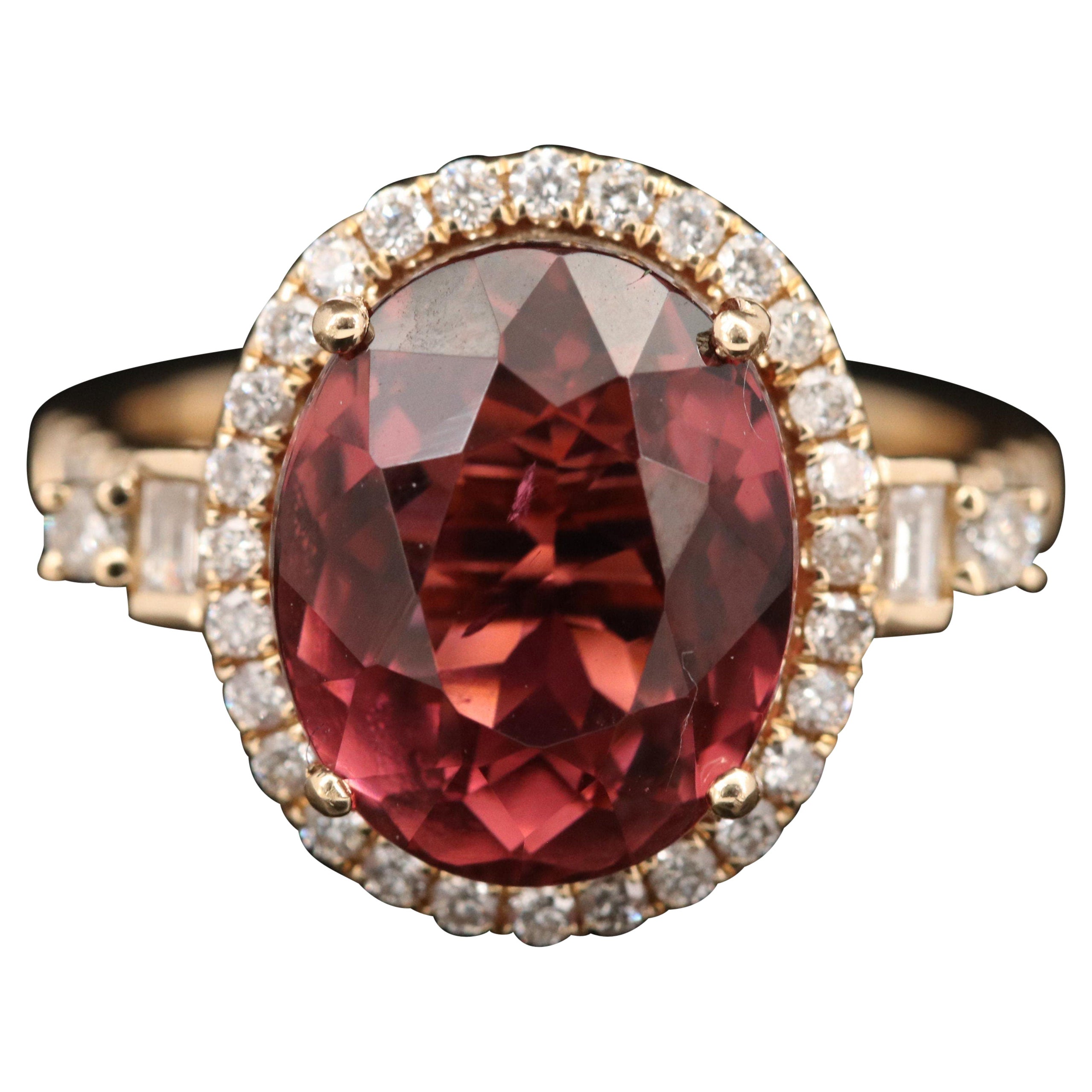 Tiffany and Co. 6.07 Carat Rubellite Tourmaline Ring at 1stDibs ...