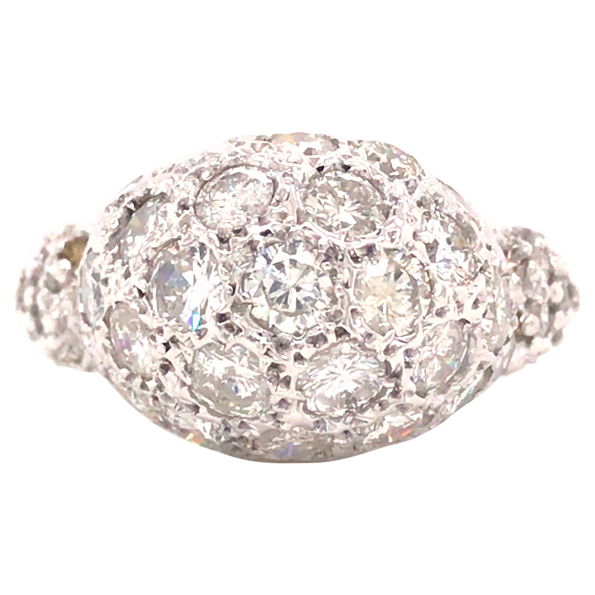 Hammerman Brothers Sapphire Shaker Ring For Sale at 1stDibs