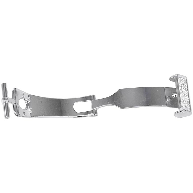 Breguet White Gold 40 Diamond Deployant Clasp/Buckle at 1stDibs