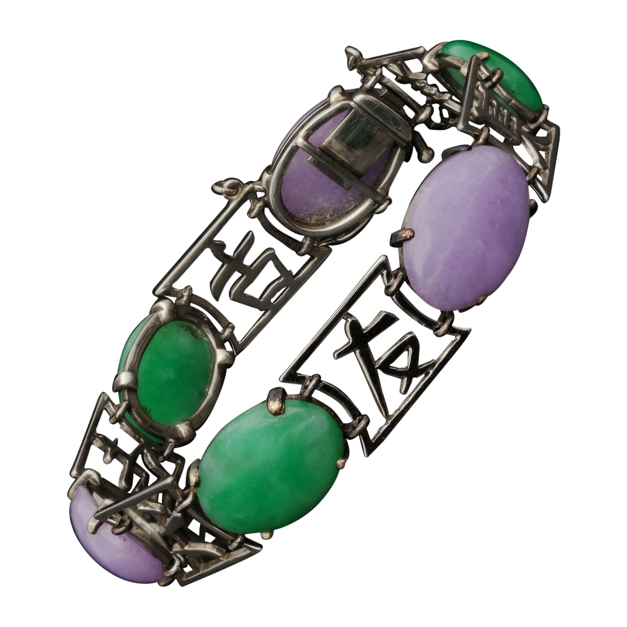 Gerard Sandoz 1928 Art Deco Gold, Jade, Lapis Lazuli and Enamel ...