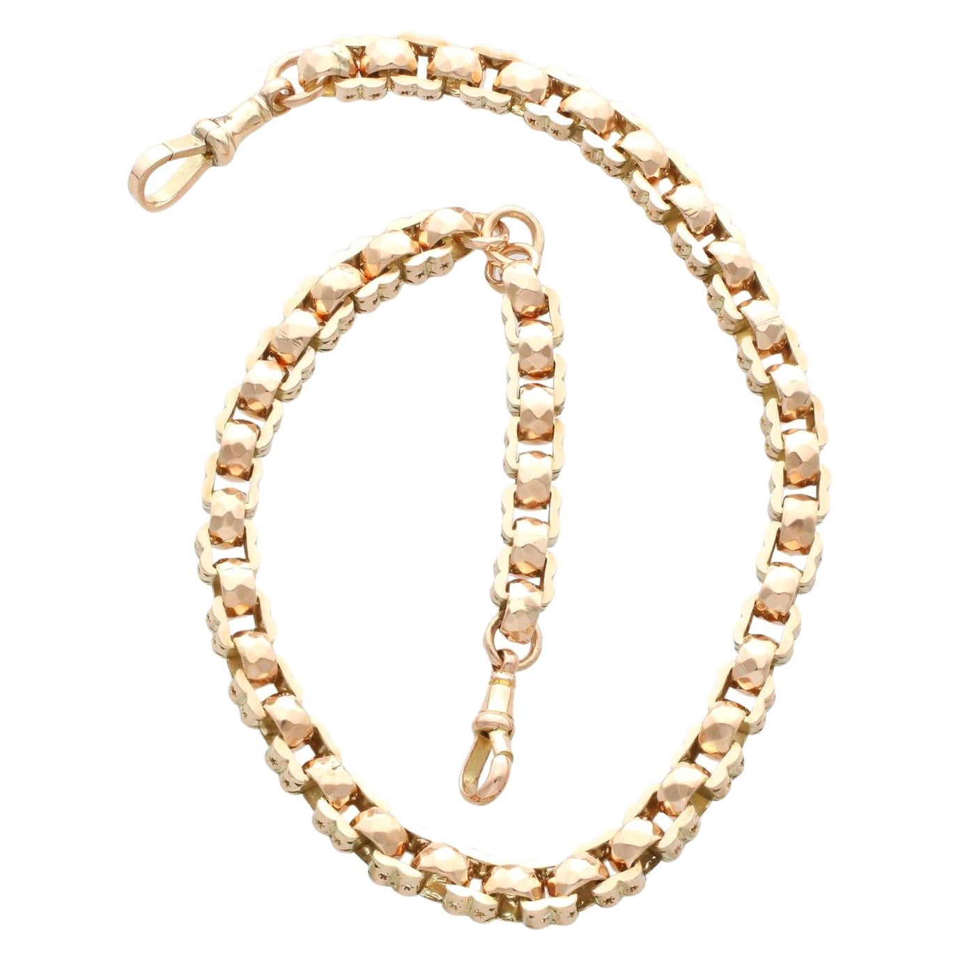 1912 Antique Yellow Gold Albert Chain with Seal Fob at 1stDibs | albert ...