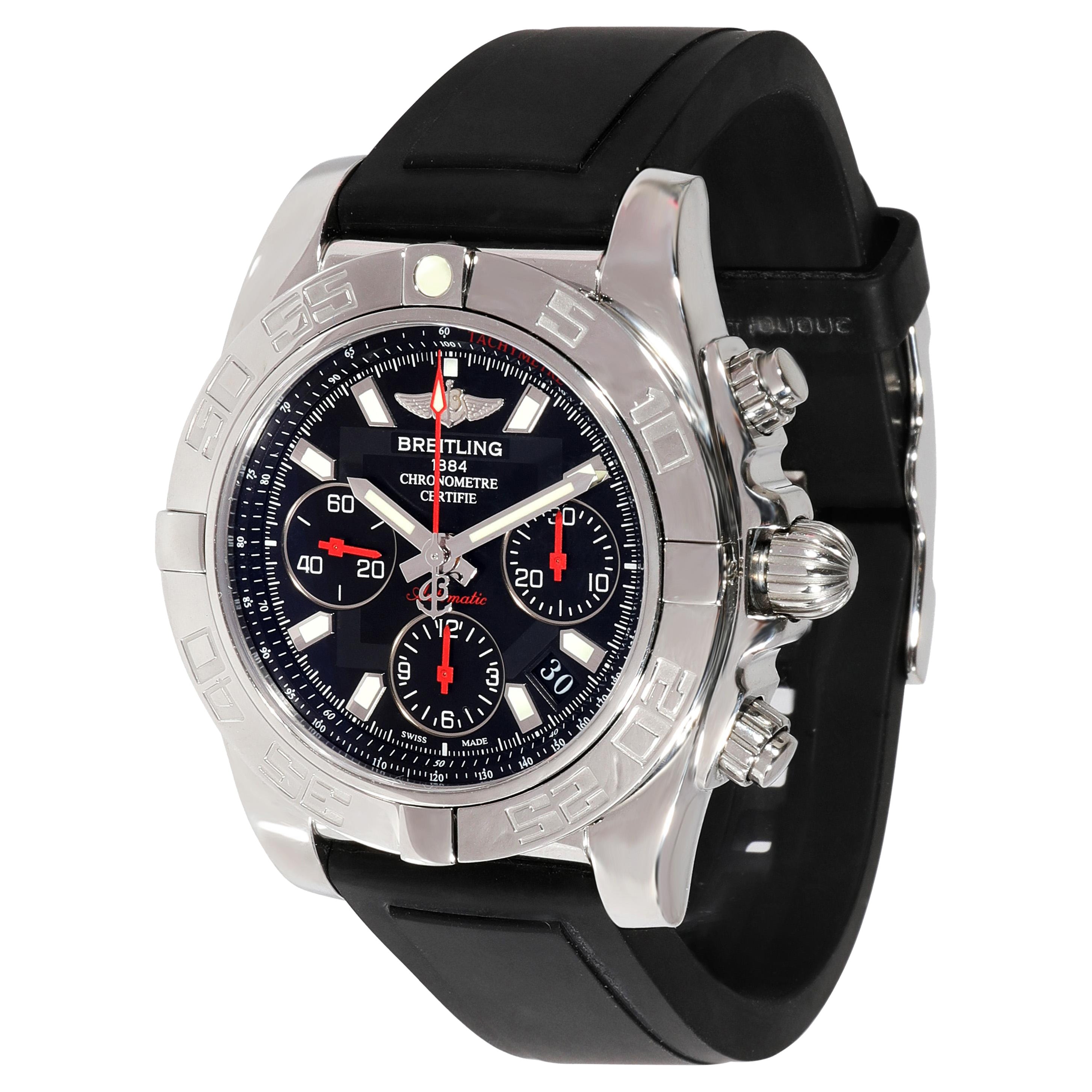 Men's Breitling Chronomat Chronograph Steel Automatic Watch at 1stDibs