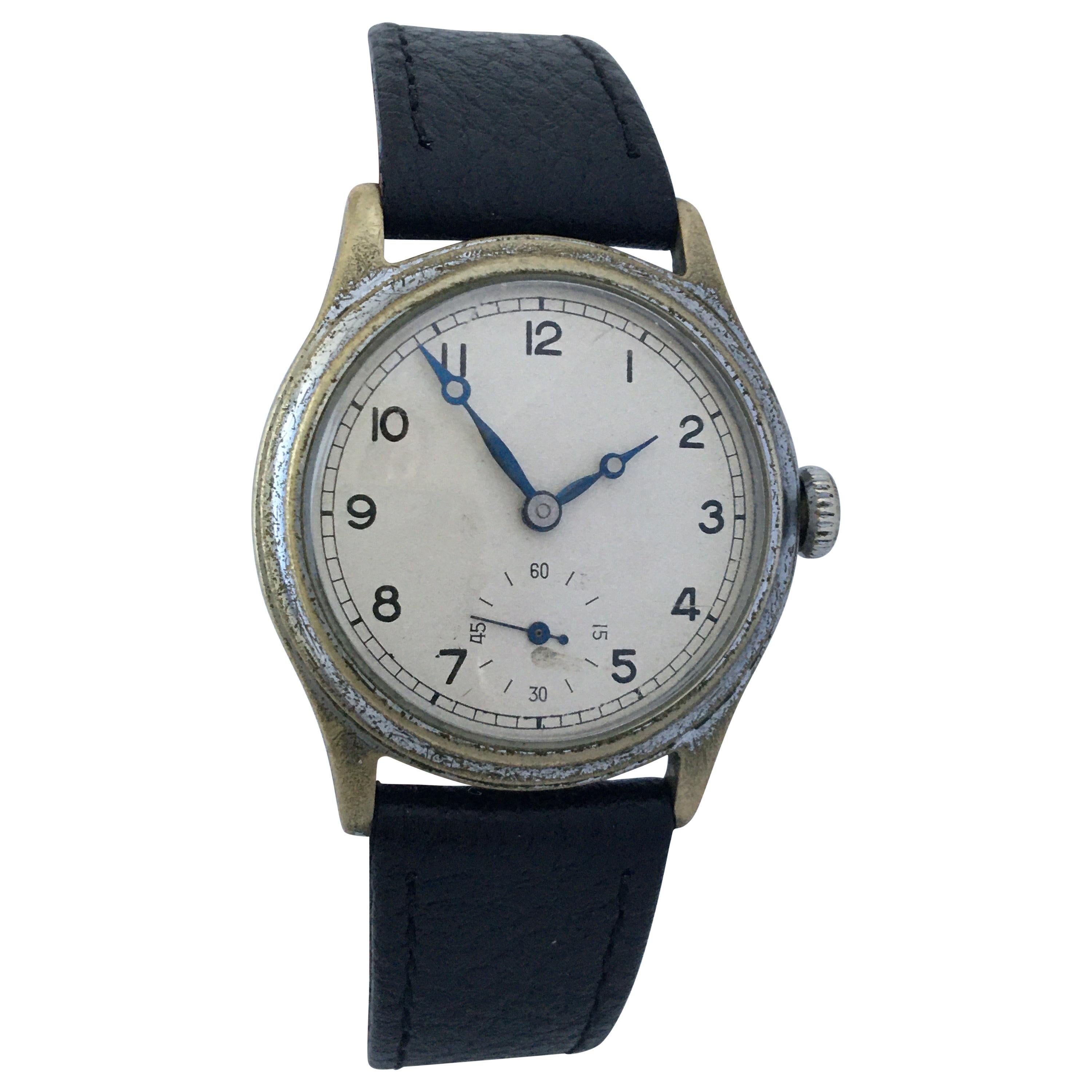 Rare Vintage Manual Winding ATP Bravingtons Supplied Military Watch For ...