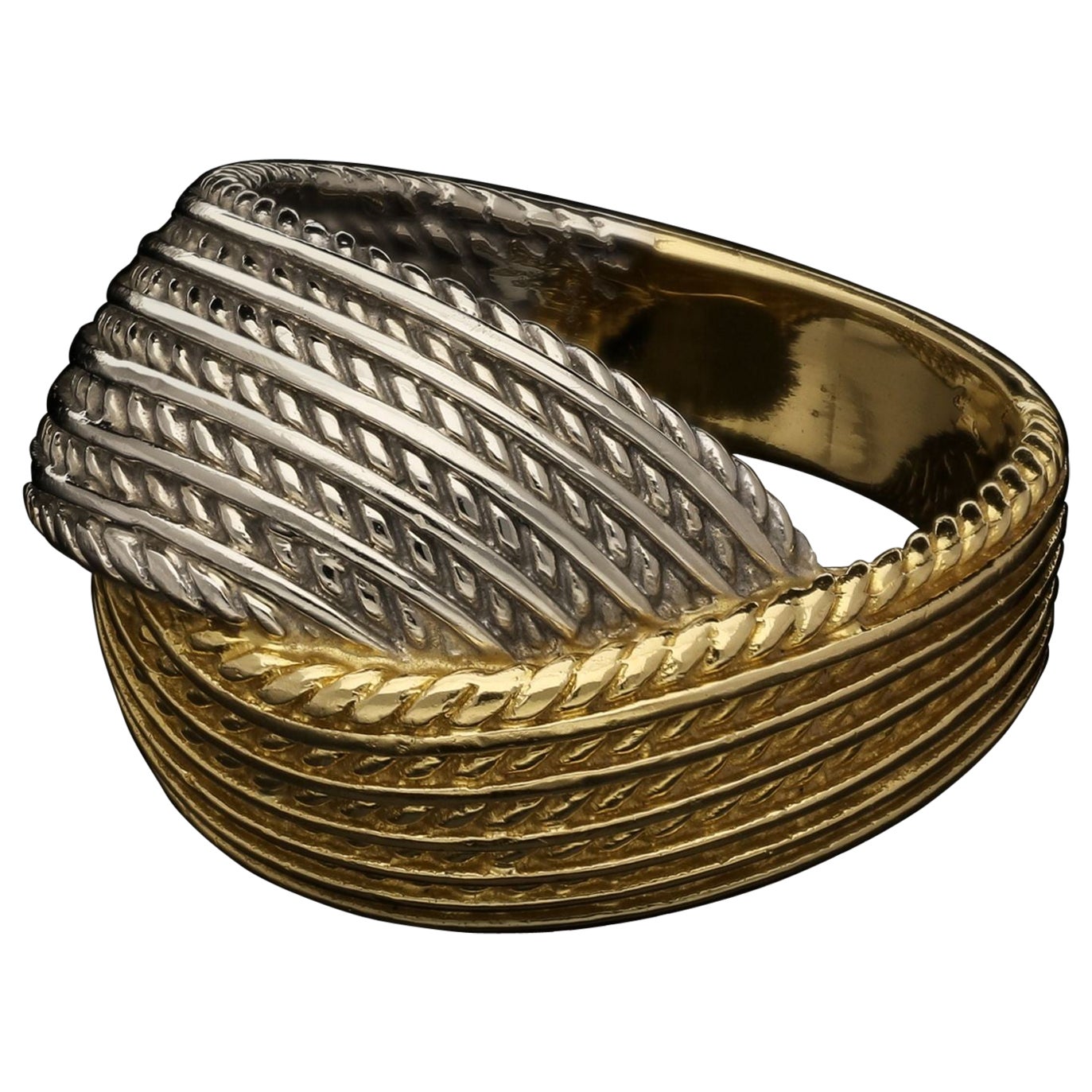 Heavenly Sphere Bronze Silver Platinum and Gold Ring by Mark Timmerman ...