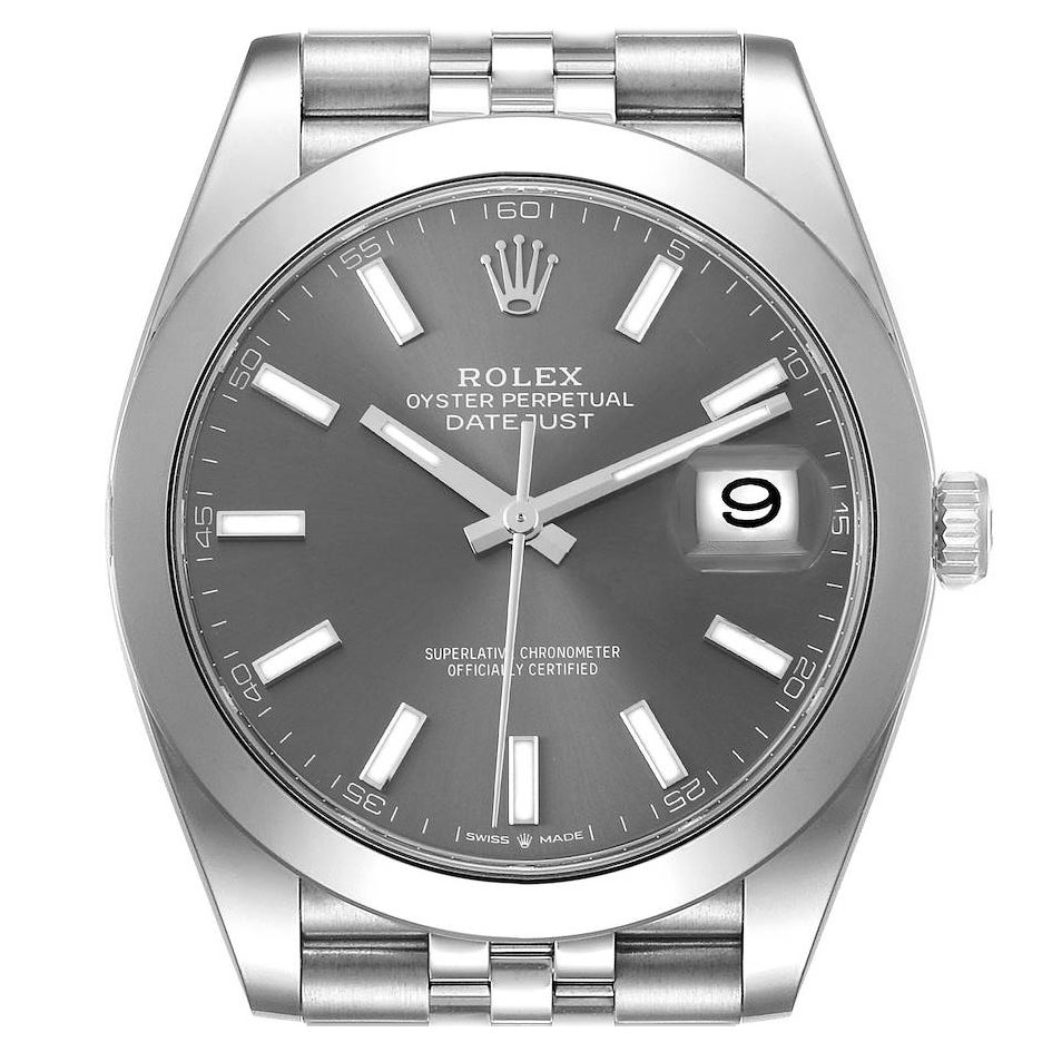 Rolex Datejust 41 126300 Custom Diamonds 20 Carat Steel Automatic Men ...