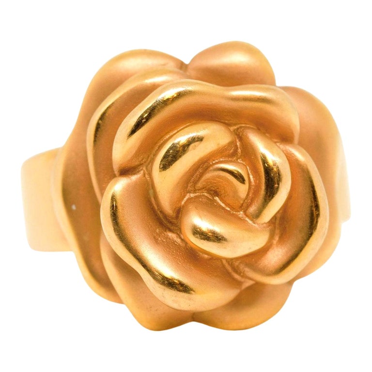 14K Rose Gold Ring For Sale at 1stDibs