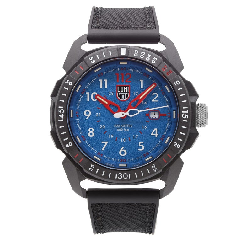 Luminox Ice-Sar Arctic Carbon Blue Dial Quartz Mens Watch XL.1003.ICE ...