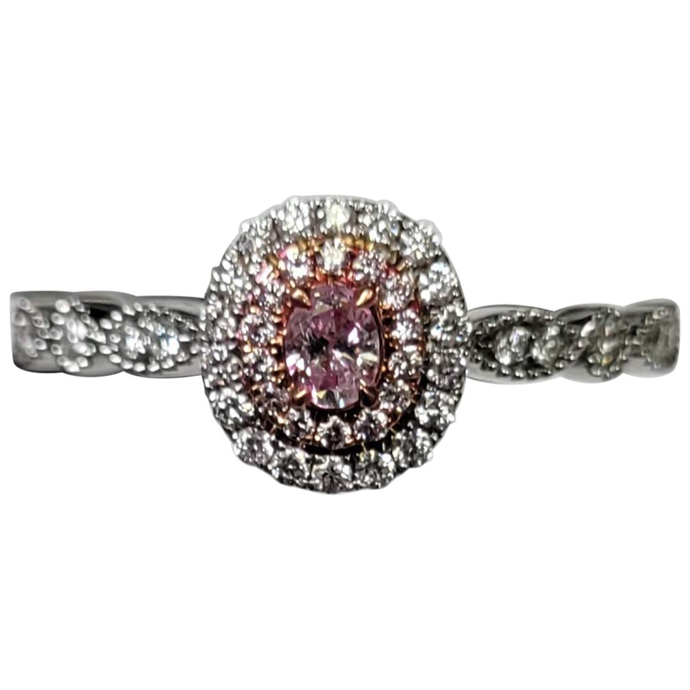 Natural Fancy Pink Diamond Ring For Sale at 1stDibs