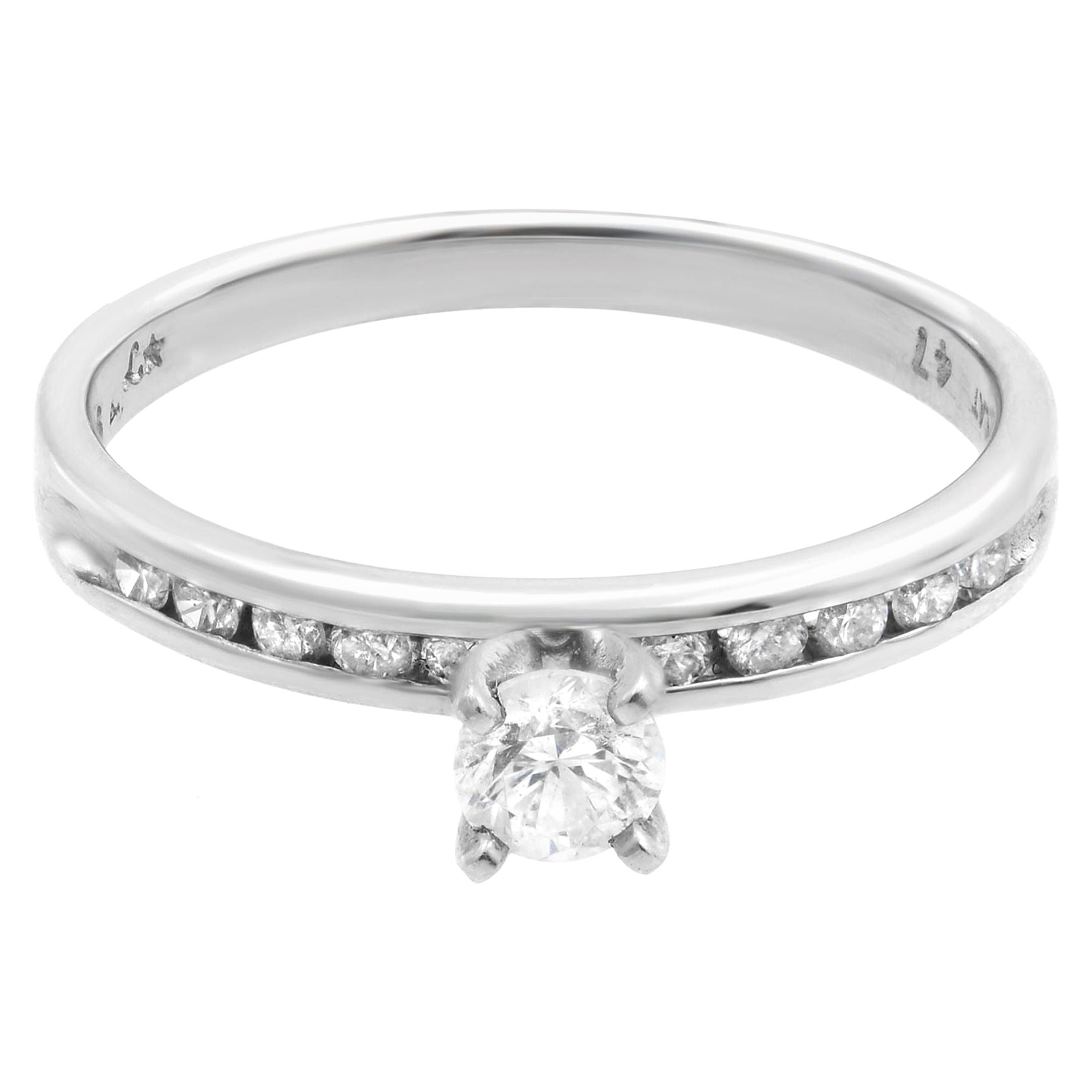 1.73 Carat Old Euro Round Cut Bezel Set Art Deco Style Engagement Ring ...