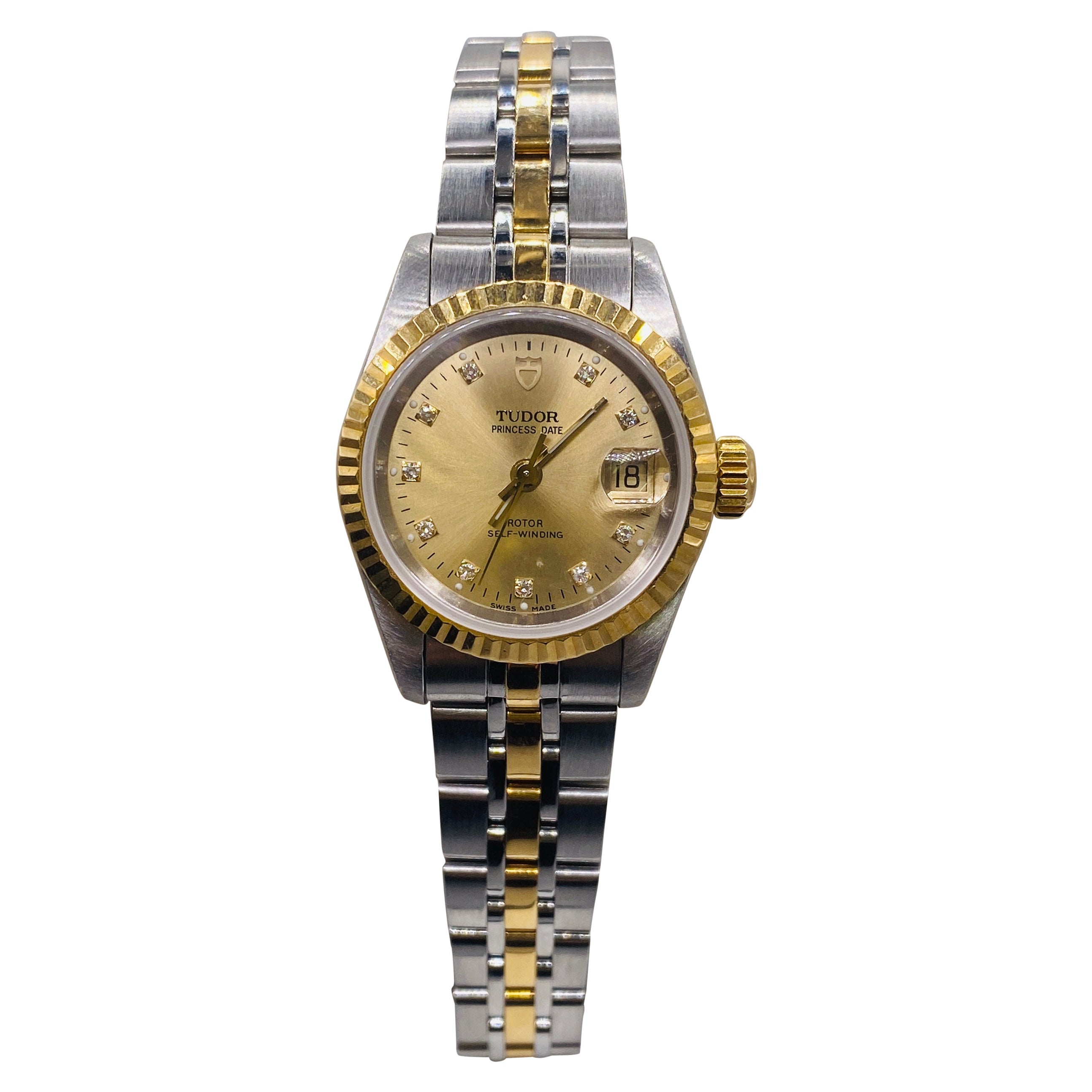 Tudor Two-Tone Princess Oysterdate Watch at 1stDibs