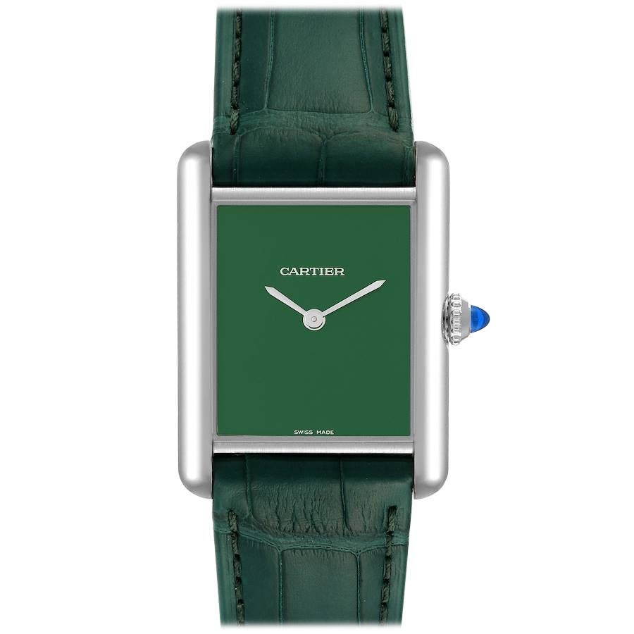 Cartier Tank Must de Cartier Watch Green 2021 Limited Edition New w ...