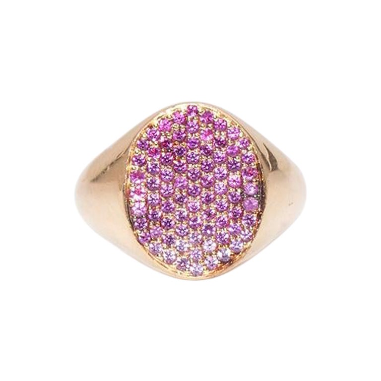Shima Azman 18k Gold 'S' Signet Ring - Made To Order For Sale at ...