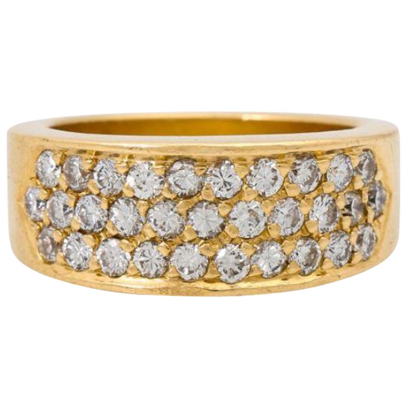 Ring with 31 Brilliant from Too. Approx. 1 Ct, Approx. GW 'L'/SI For ...