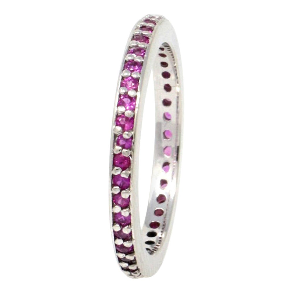 Light Pink Sapphire Eternity For Sale at 1stDibs
