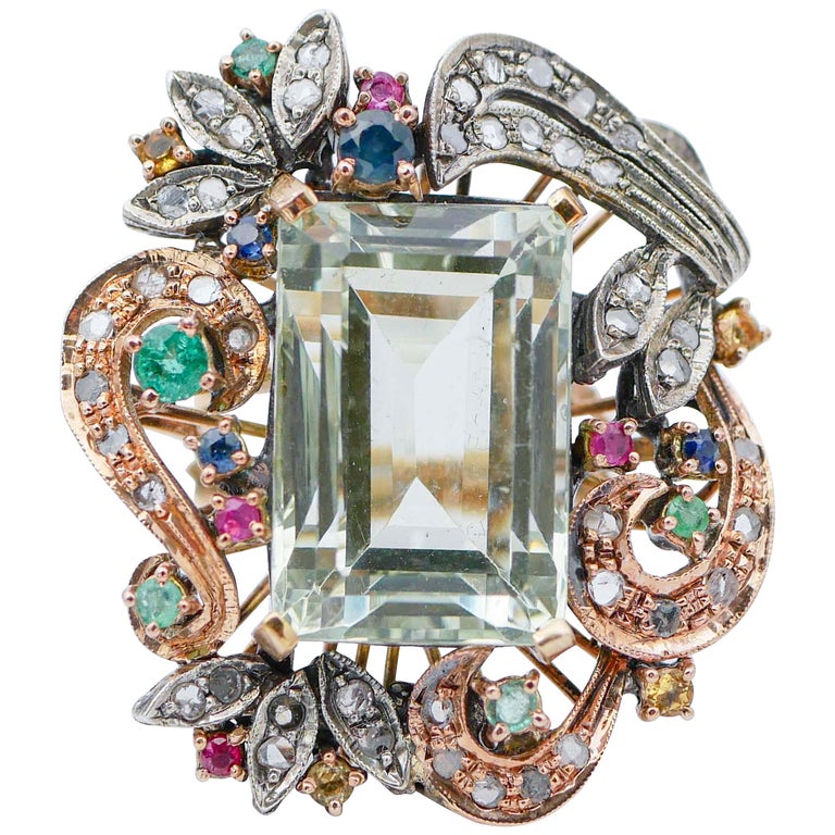 Green Amethyst, Rubies, Emeralds, Sapphires, Diamonds, Rose Gold and ...