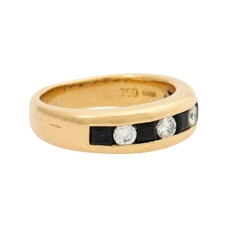 Wempe Ring with 4 Sapphires For Sale at 1stDibs