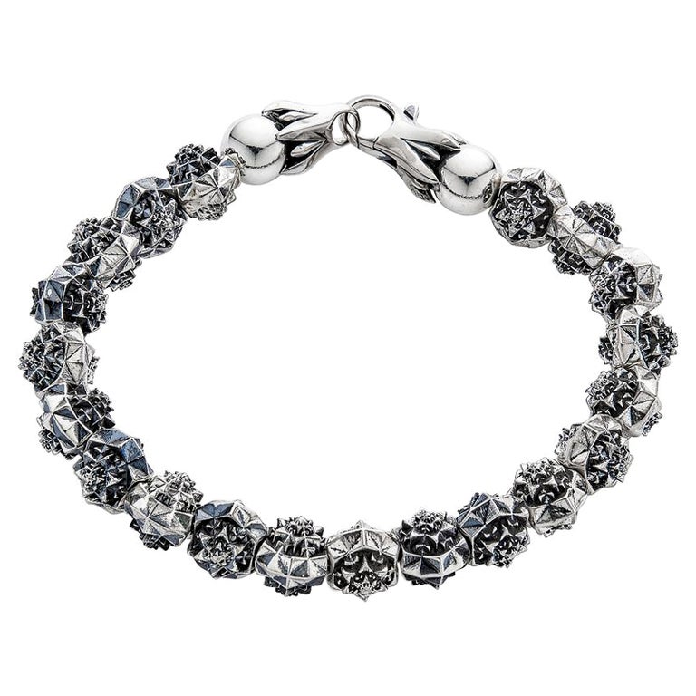 Temple Silver Bracelet For Sale at 1stDibs