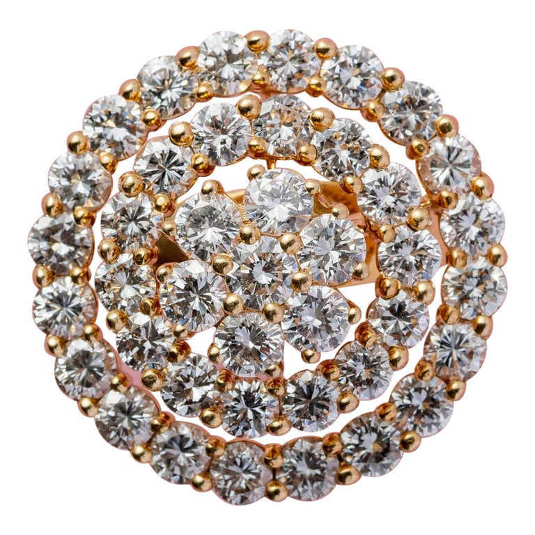 18 Carat Gold and Diamond Teufel 1975 Spinner Ring at 1stDibs