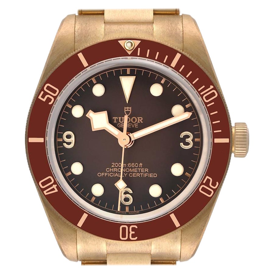 Tudor Heritage Black Bay Bronze Dial Men's Watch 79250 Box Card For ...
