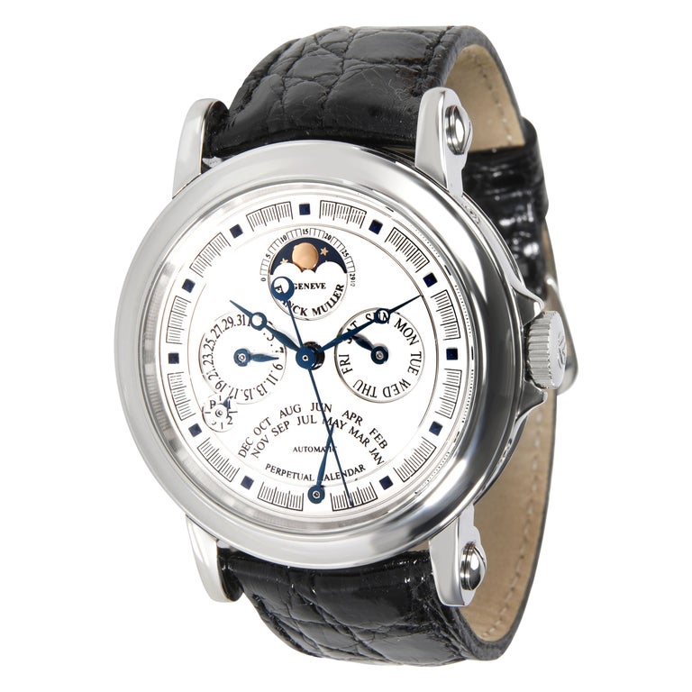 Franck Muller Perpetual Calendar 7000 QP Men's Watch in Stainless Steel ...