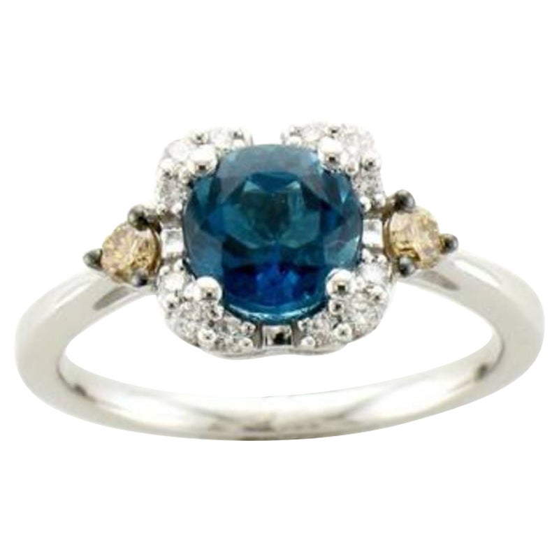Le Vian Chocolatier Ring Featuring Deep Sea Blue Topaz Chocolate ...