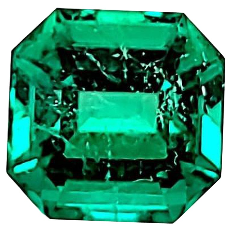 GRS Certified 7.56 Ct Emerald Intense Green, Very Eye Clean Mineral For ...