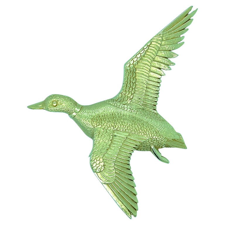 Gastinne Renette Flying Duck Pin at 1stDibs